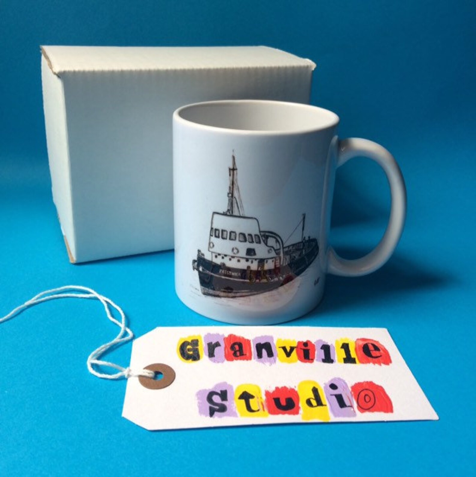 Tug Boat Mug Prestwick Tug Boat Coffee Mug Gift for Docker - Etsy