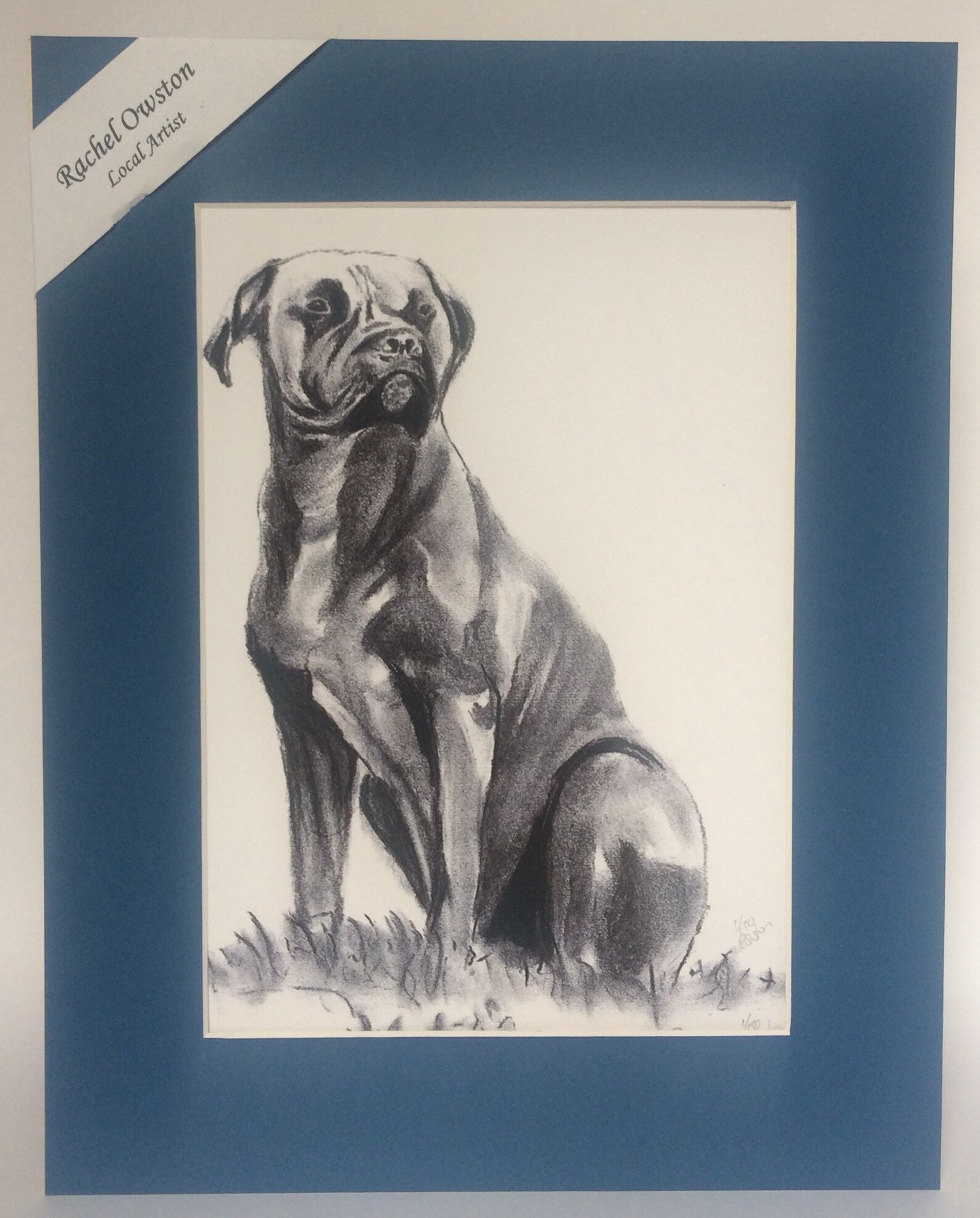 Boxer Dog Print Limited Edition Art Print Boxer Dog Wall - Etsy