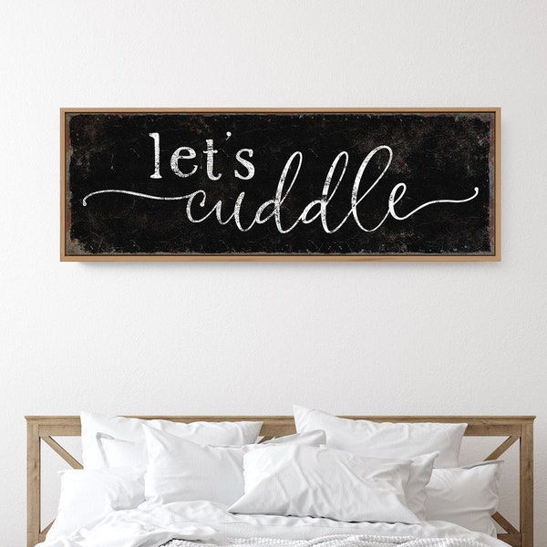 Lets Cuddle Sign - Etsy