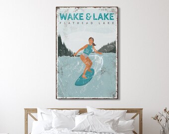 Wake Surfing Sign - Etsy