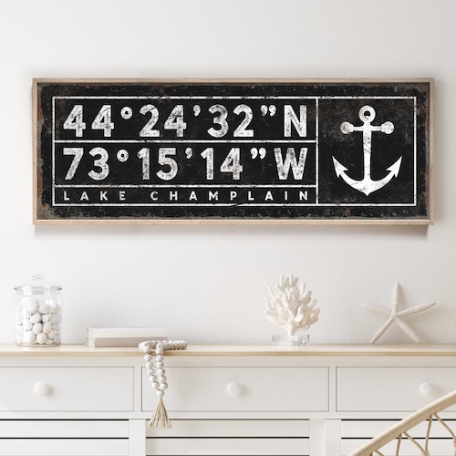 Vintage LAKE LIFE Sign Personalized Lake House Decor | Etsy