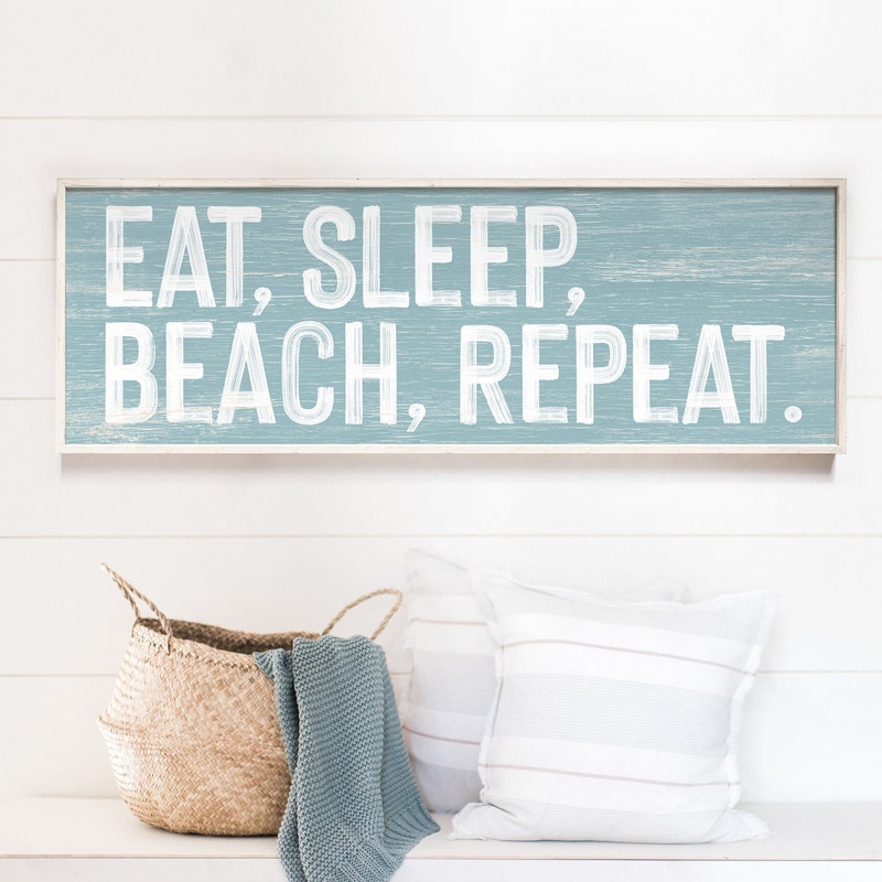 Weathered Beach Sign - Etsy