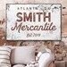 Custom MERCANTILE Sign for Farmhouse Decor Large Vintage Wall Hanging ...