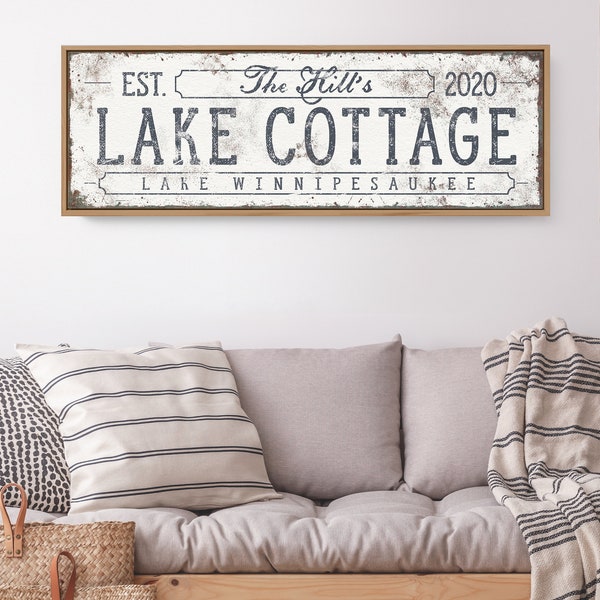 Lake Cottage Sign - Etsy