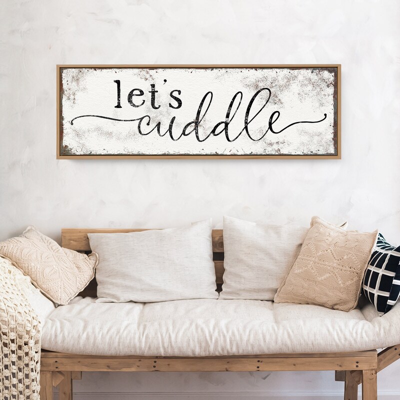 Lets Cuddle Sign - Etsy