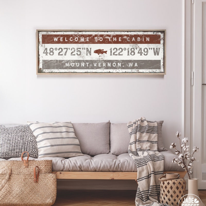 Gps Coordinates Sign - Etsy