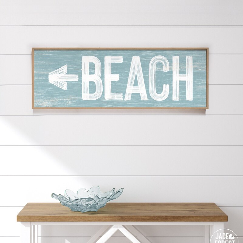 Weathered Beach Sign - Etsy