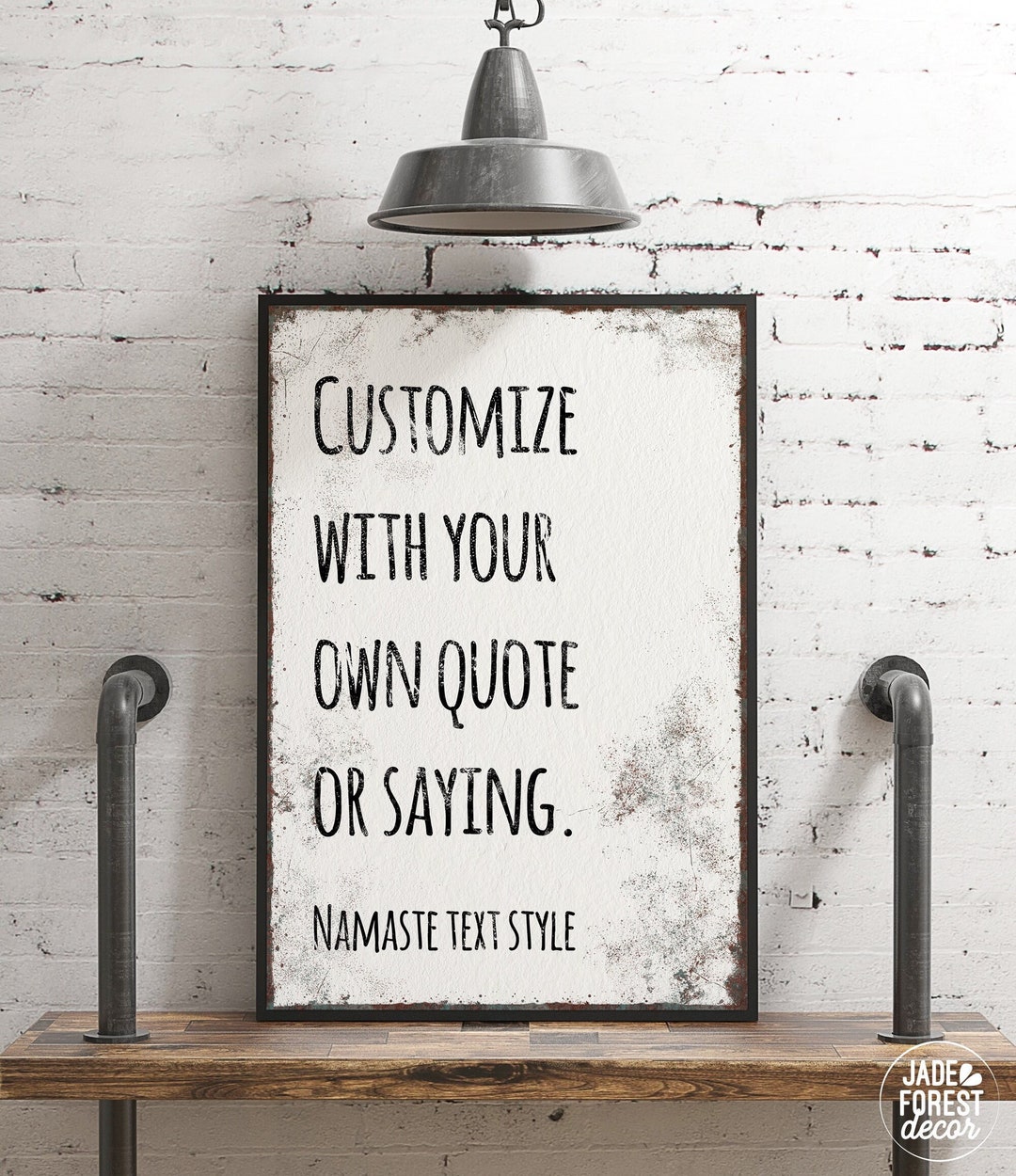 Farmhouse Decor Sign • Custom Quote Canvas • personalized Living Room ...