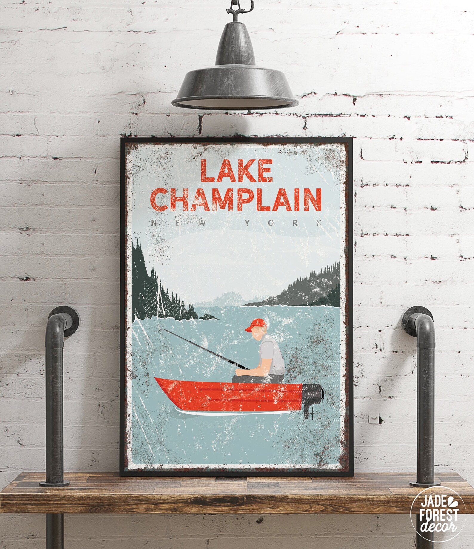 Gone Fishing Sign Madison River Poster Personalized Fly - Etsy