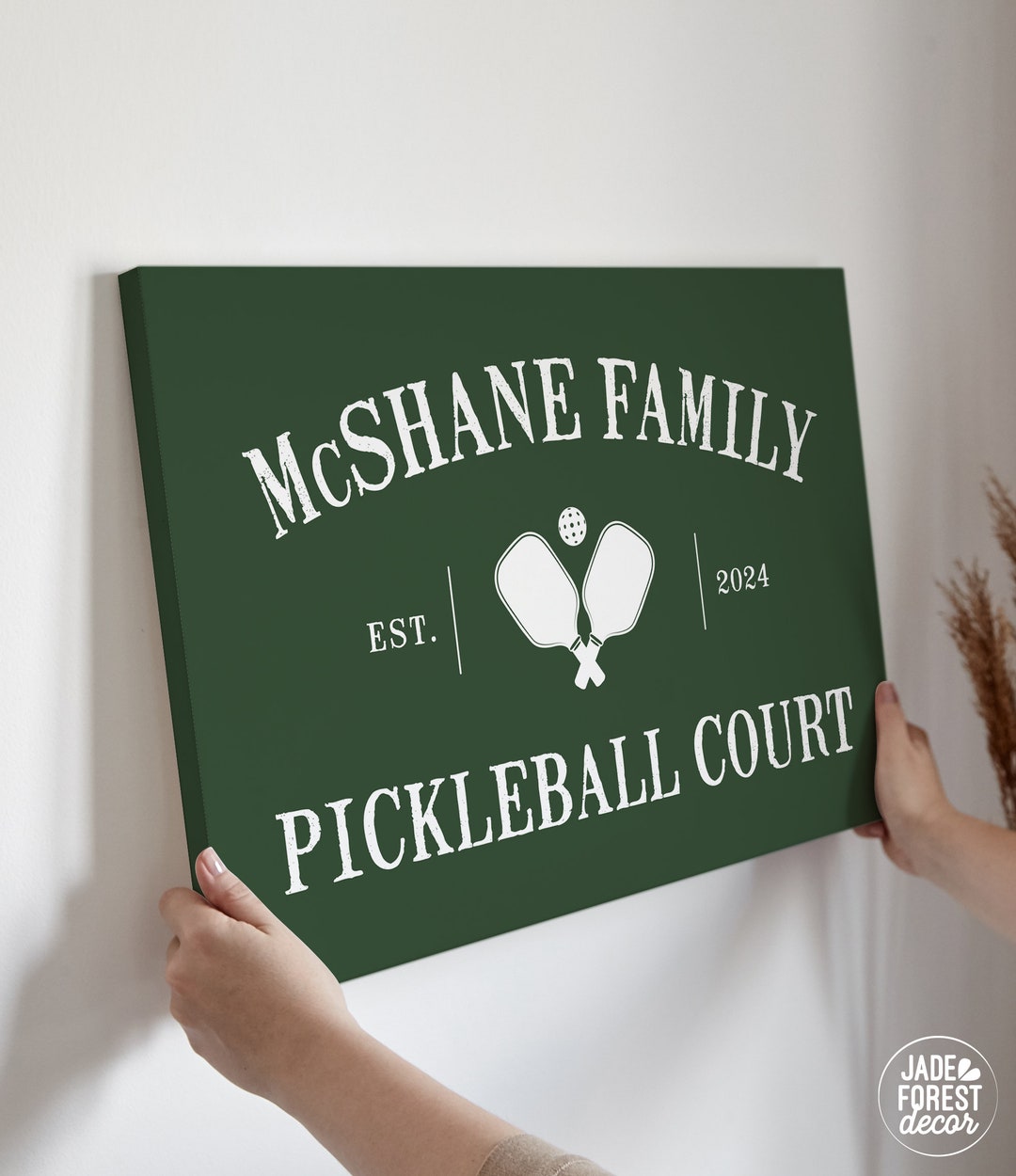 PICKLEBALL COURT Sign, Unique Gift for Pickleball Addicts and ...