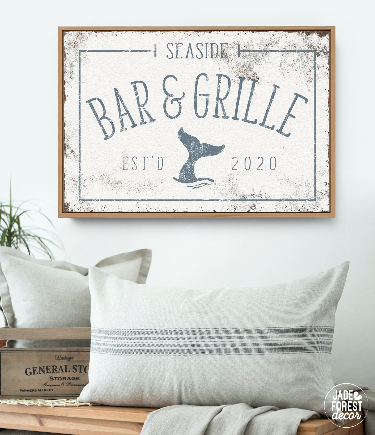 Personalized SPORTS BAR Sign Vintage Home Bar Wall Art - Etsy