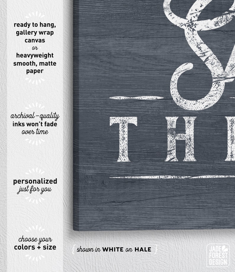 Personalized THEATRE Sign Hale Navy Custom Name Canvas - Etsy