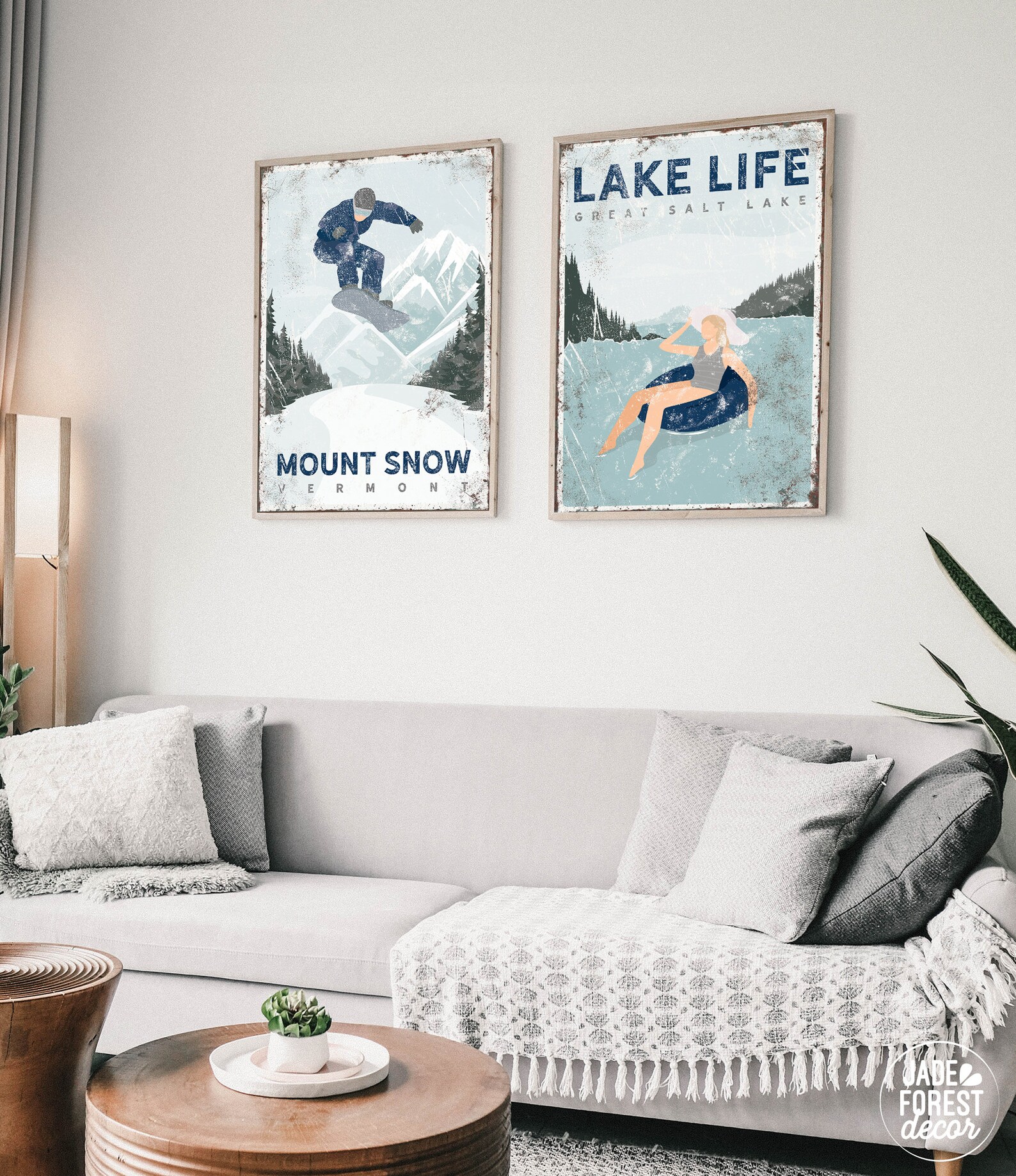 Vintage Lake Superior Sign Custom Coastal Art Print - Etsy