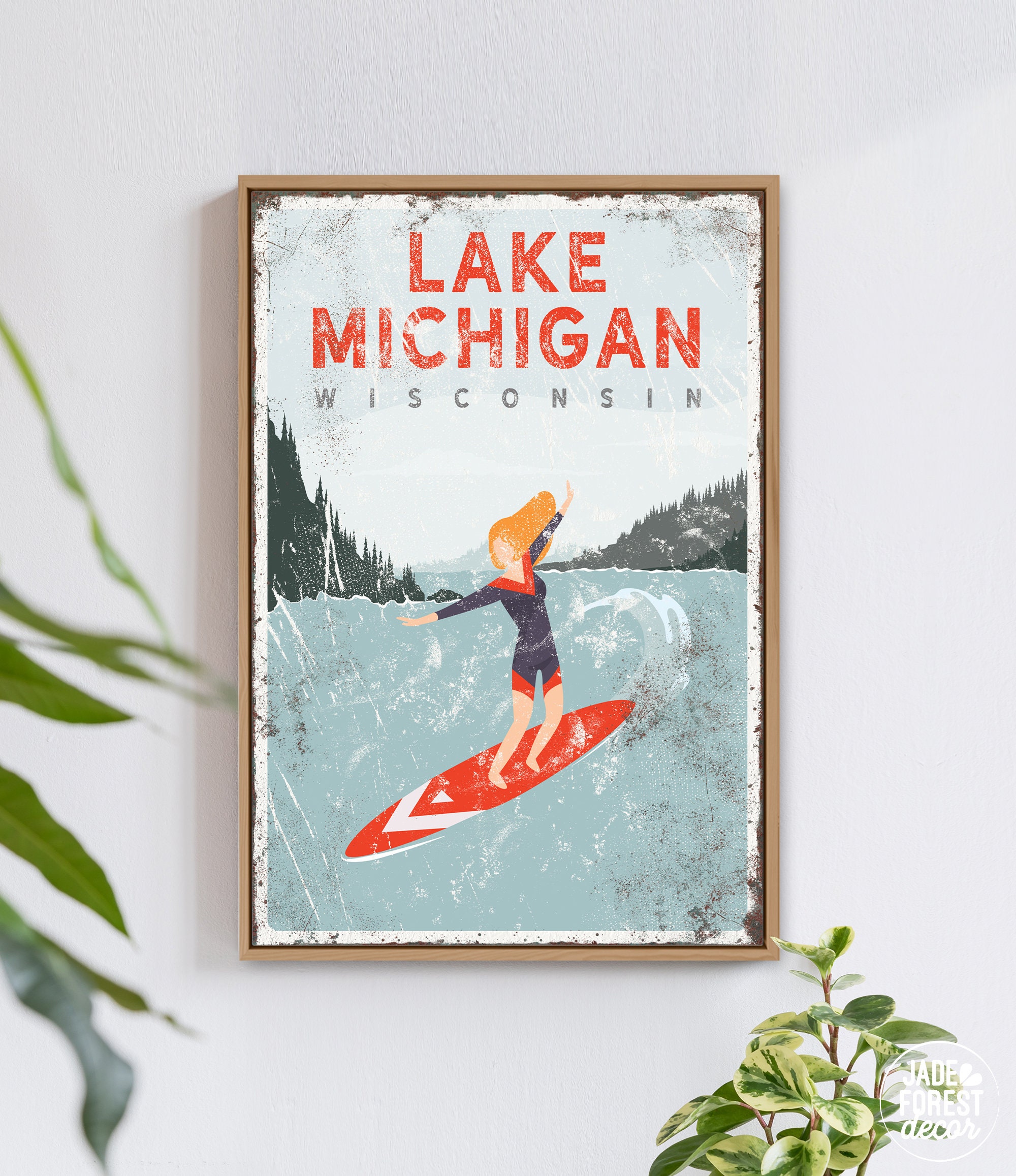 Vintage Lake Sign Personalized Lakehouse Decor Rustic - Etsy