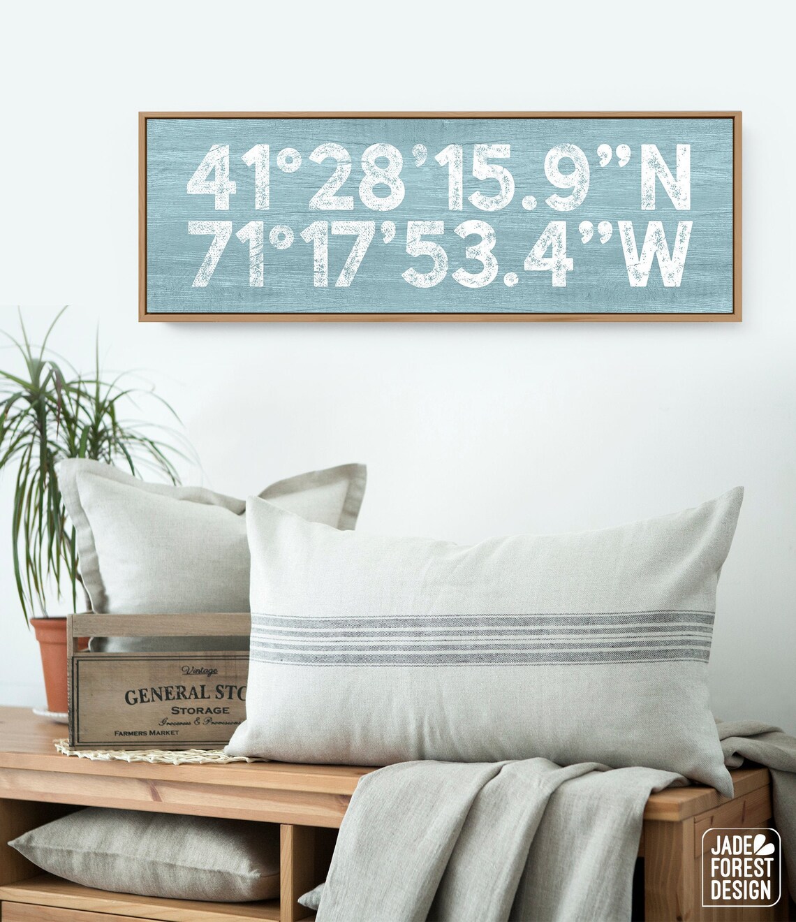 Tide Blue COORDINATES Sign Distressed Farmhouse Print - Etsy