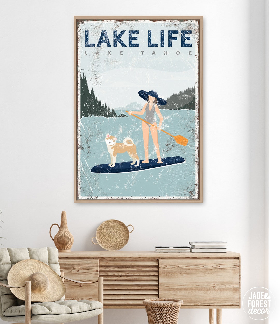 Personalized Paddleboard Sign Woman Paddleboarding With - Etsy