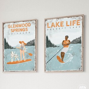 Vintage Lake House Sign – Personalized Lake Decor - Etsy