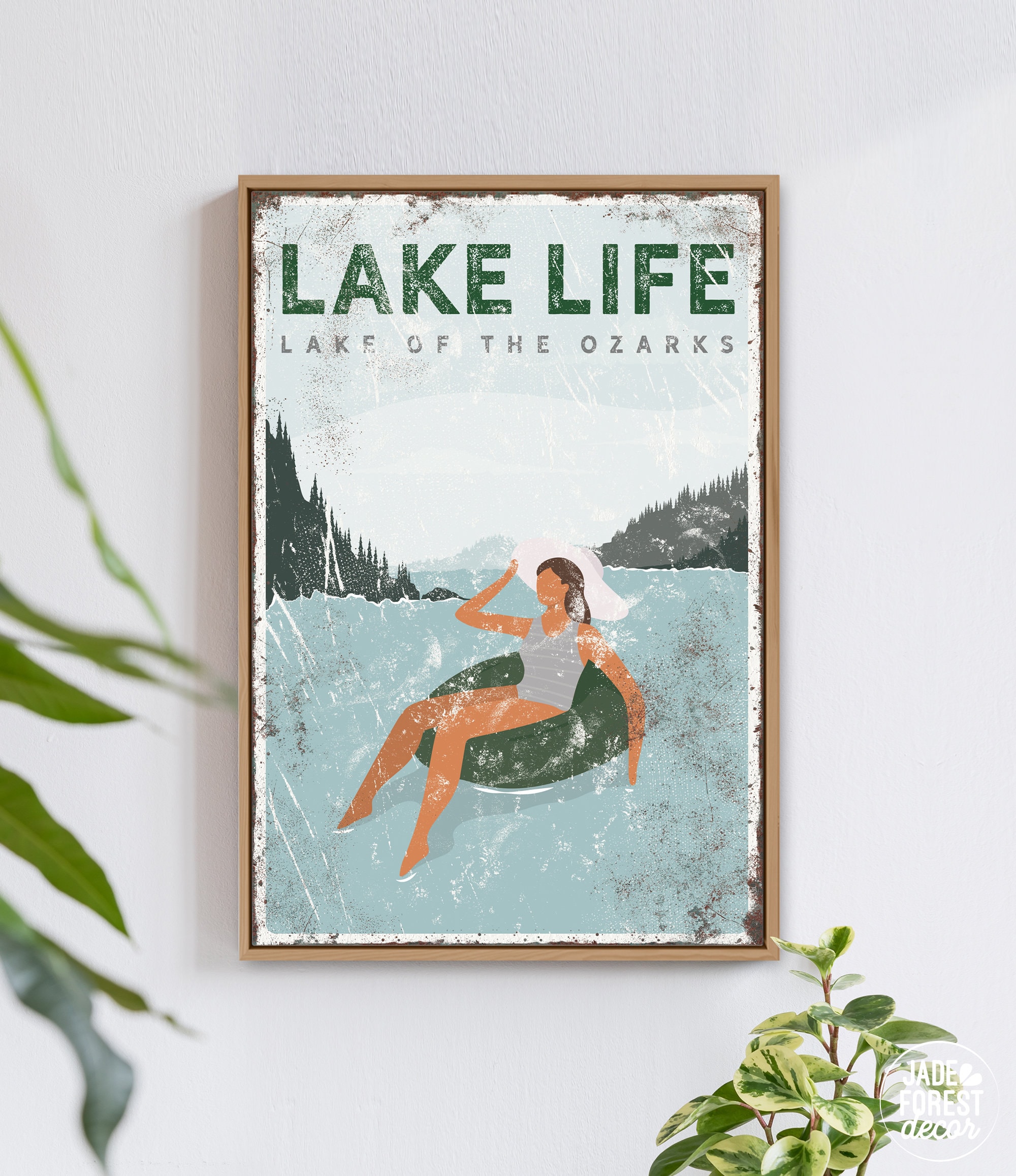 custom LAKE LIFE poster > Lake of the Ozarks coastal decor, self care ...