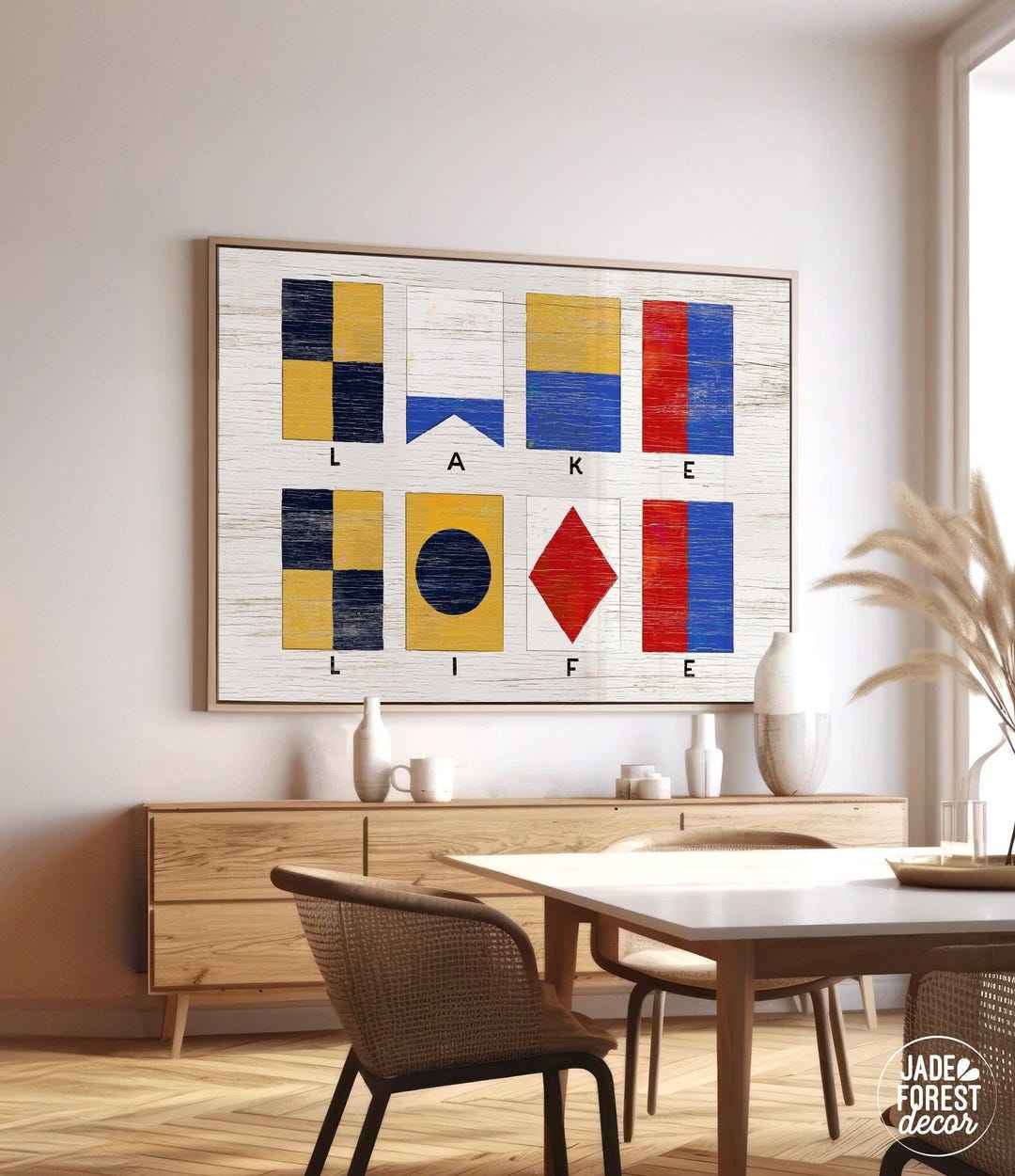 Nautical Flags Name Sign, Personalized Sailing Decor (custom Text) - Etsy