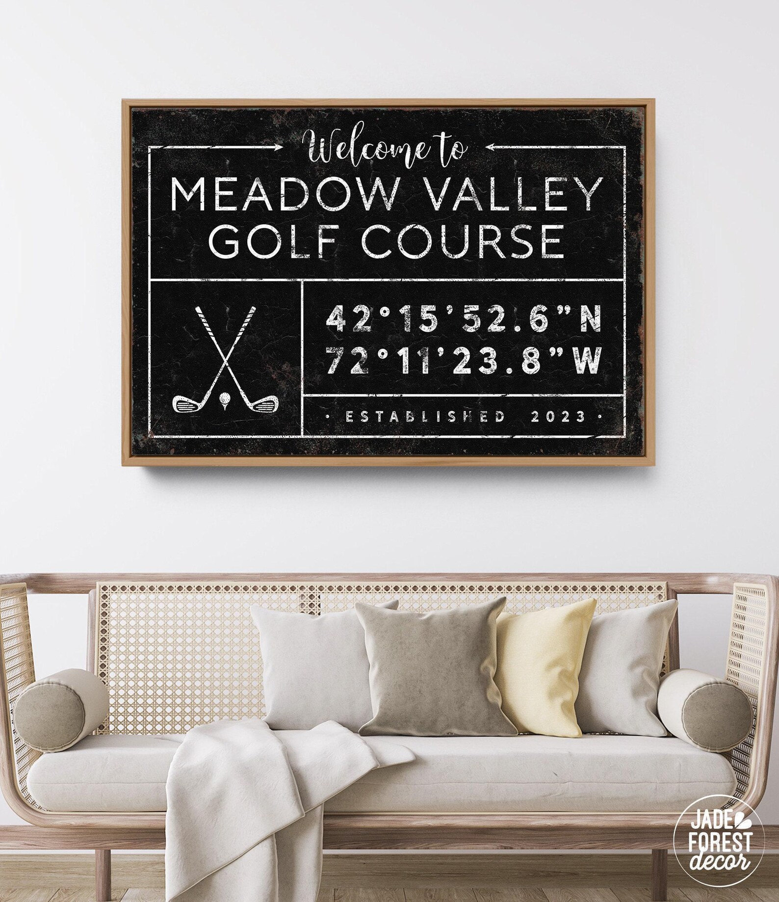 Vintage SKI CHALET Sign, Personalized Last Name Canvas, Winter Wall Art ...