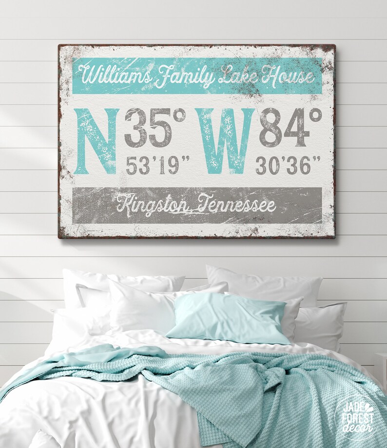 Custom COORDINATES Sign Personalized Sage Green & Dusty - Etsy Custom COORDINATES Sign Personalized Sage Green & Dusty - Etsy