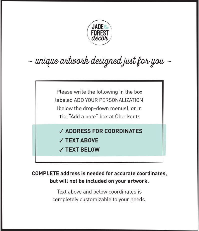 Custom COORDINATES Sign Personalized Last Name Canvas - Etsy