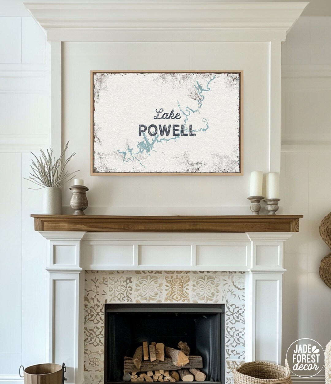 Custom LAKE POWELL Canvas, Extra Large Framed Wall Art Print or ...