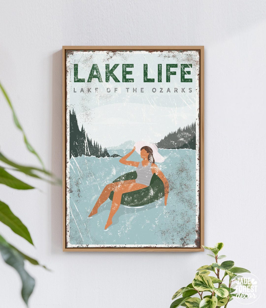 Custom LAKE LIFE Poster > Lake of the Ozarks Coastal Decor, Self Care ...