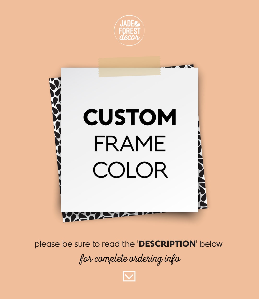 CHANGE FRAME COLOR > Upgrade Here to Change Your Frame Color - Etsy