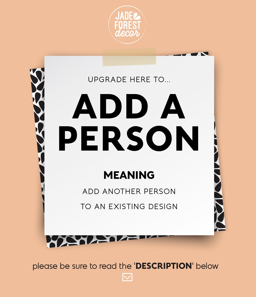 ADD A PERSON Upgrade – Add Another Person {UPGRADE for Vintage Posters ...