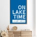 Harbor Blue on LAKE Time Sign Vintage Great - Etsy
