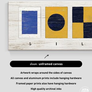 Custom Nautical Flags Sign, Sailing Flags Last Name Personalized Gift ...