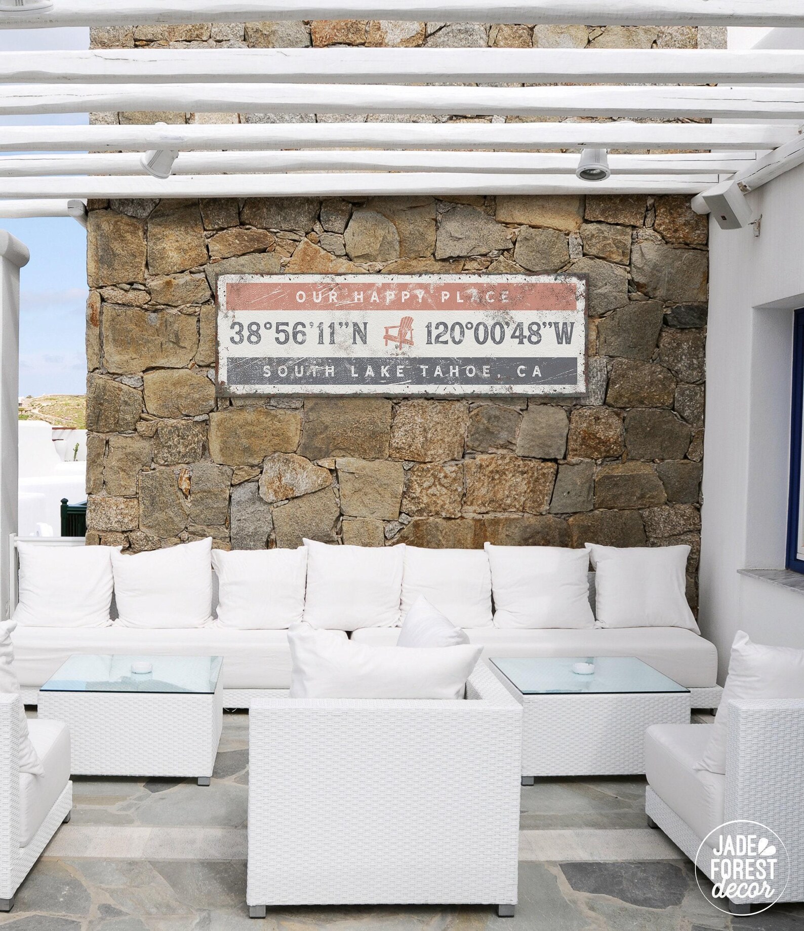 Nautical COORDINATES Sign, Vintage Art Print, Compass Icon, Lake House ...