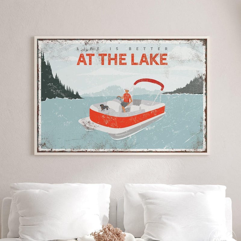 Dachshund Lake Art - Etsy