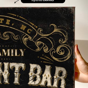 Custom Basement Bar Sign, Personalized Underground Sign, Farmhouse Sign ...