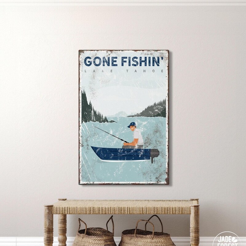 Gone Fishin Sign - Etsy