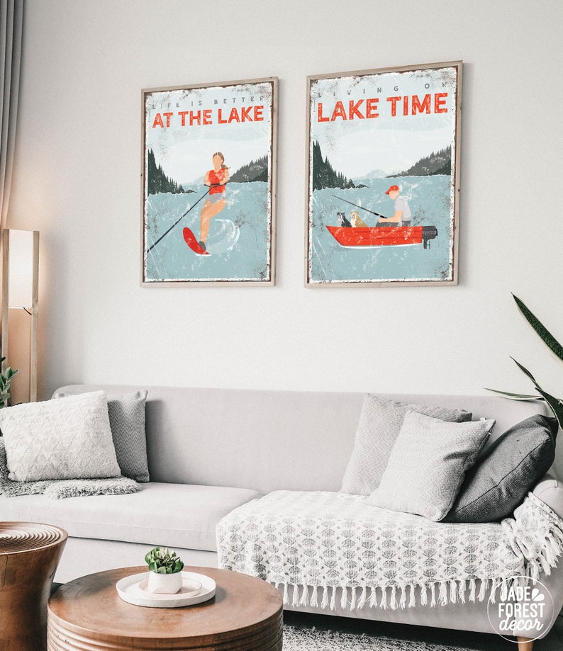 Custom LAKE LIFE Poster Lake of the Ozarks Coastal Decor - Etsy
