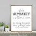 Navy and Green Alphabet Sign / Wall Art Print DIY / Letters - Etsy