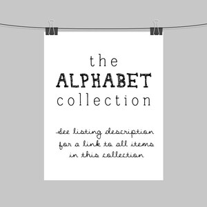 Coral Alphabet Sign / Wall Art Print / Letters, Animal ALPHABET Poster ...