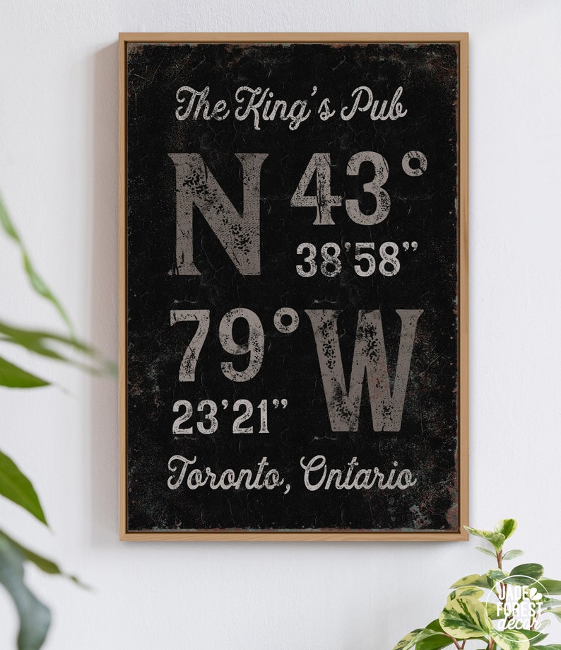 Custom COORDINATES Print Personalized Family Name Canvas - Etsy Custom COORDINATES Print Personalized Family Name Canvas - Etsy