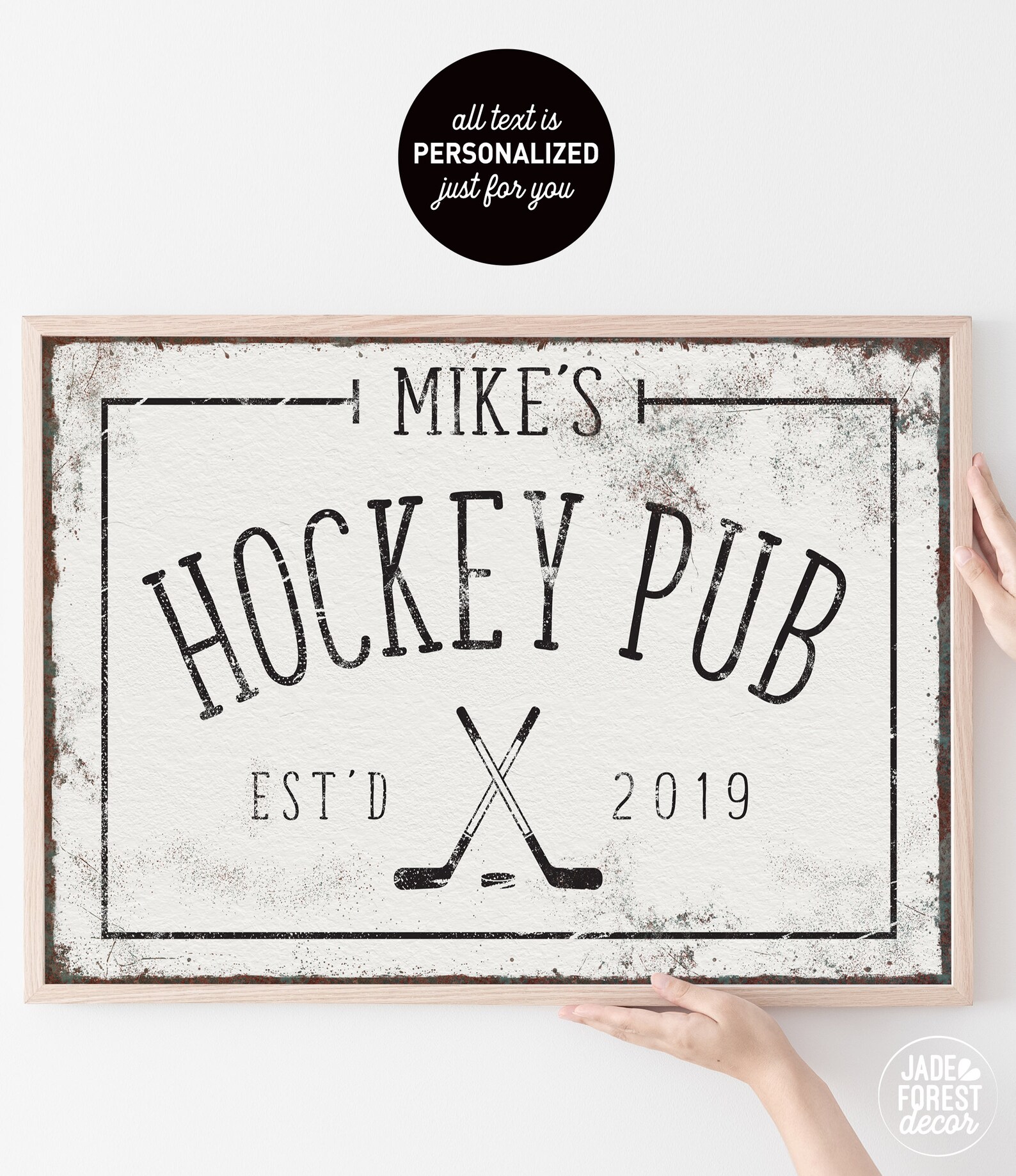 Personalized SPORTS BAR Sign Vintage Home Bar Wall Art - Etsy