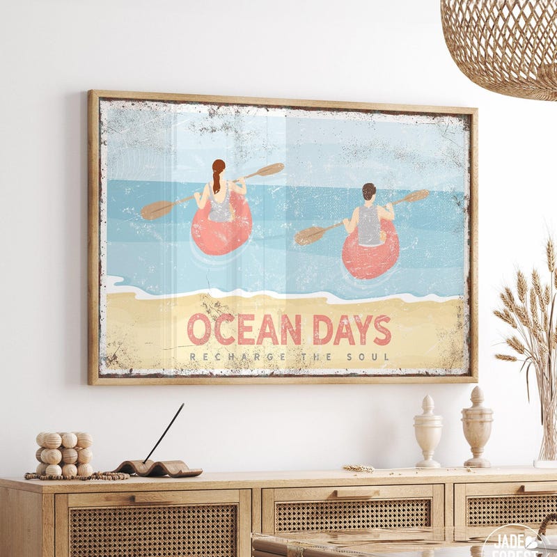 Retro Beach Decor - Etsy