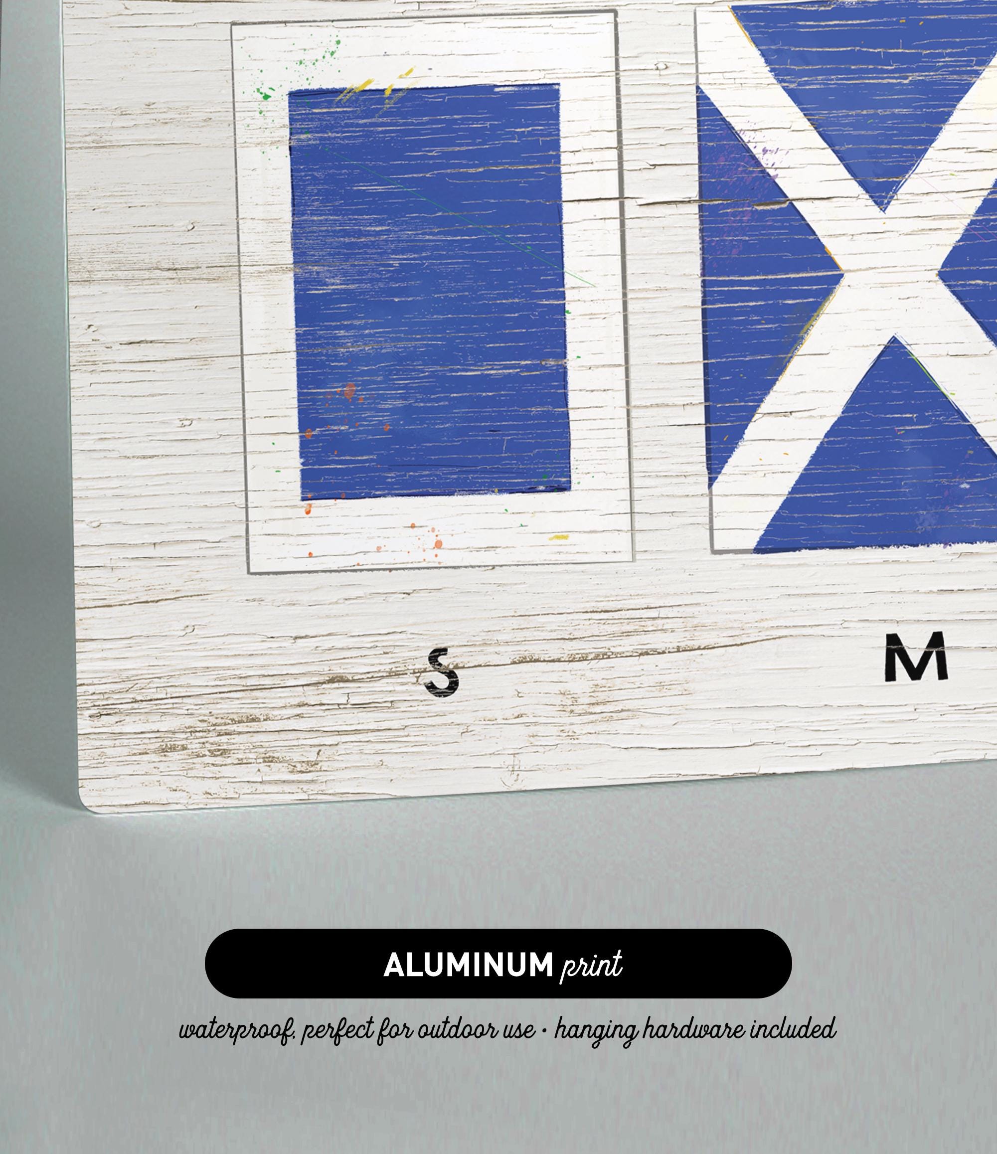 Nautical Flag Wall Sign: Custom Family Name, Rustic Wood Frame - Etsy
