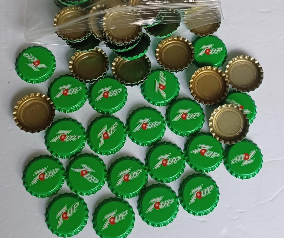 38 Vintage 7up Soda Bottle Caps Lot.uncrimped,unused - Etsy