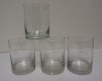 Mercedes Benz Wine Glasses - Etsy