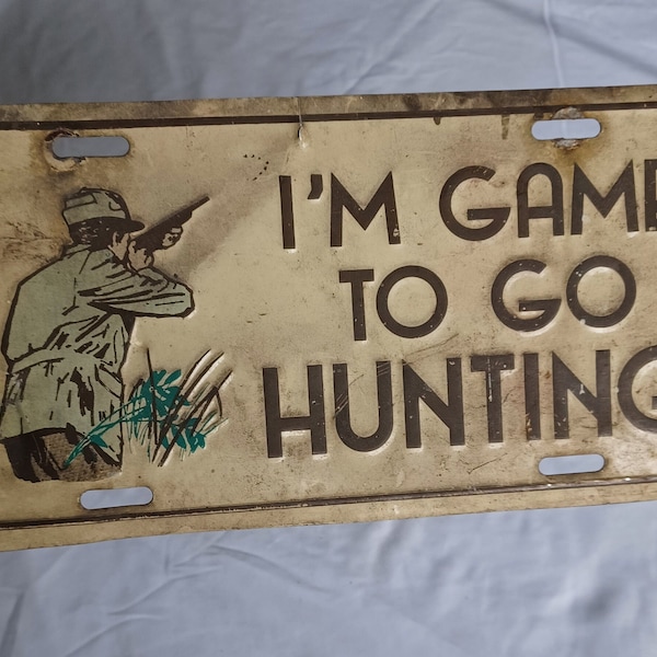 Hunting Club License Plate - Etsy