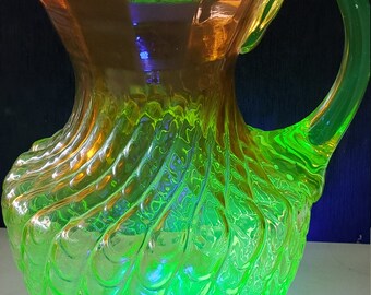 Glass Fish Pitcher - Etsy
