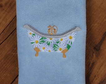 Daisy Hand Towels - Etsy