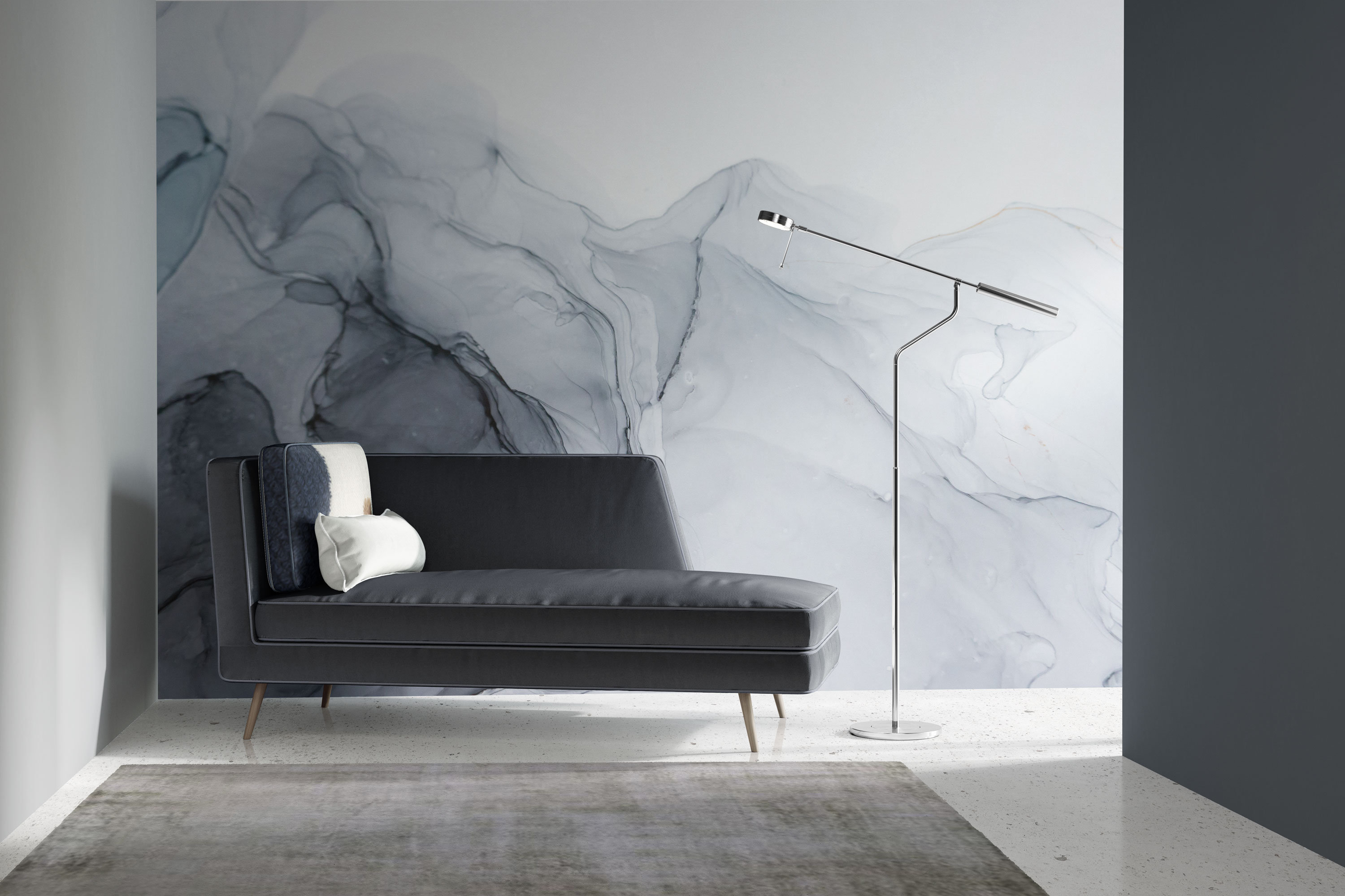 Smokey Splash Wall Mural Watercolor Close-up Wallpaper Art - Etsy