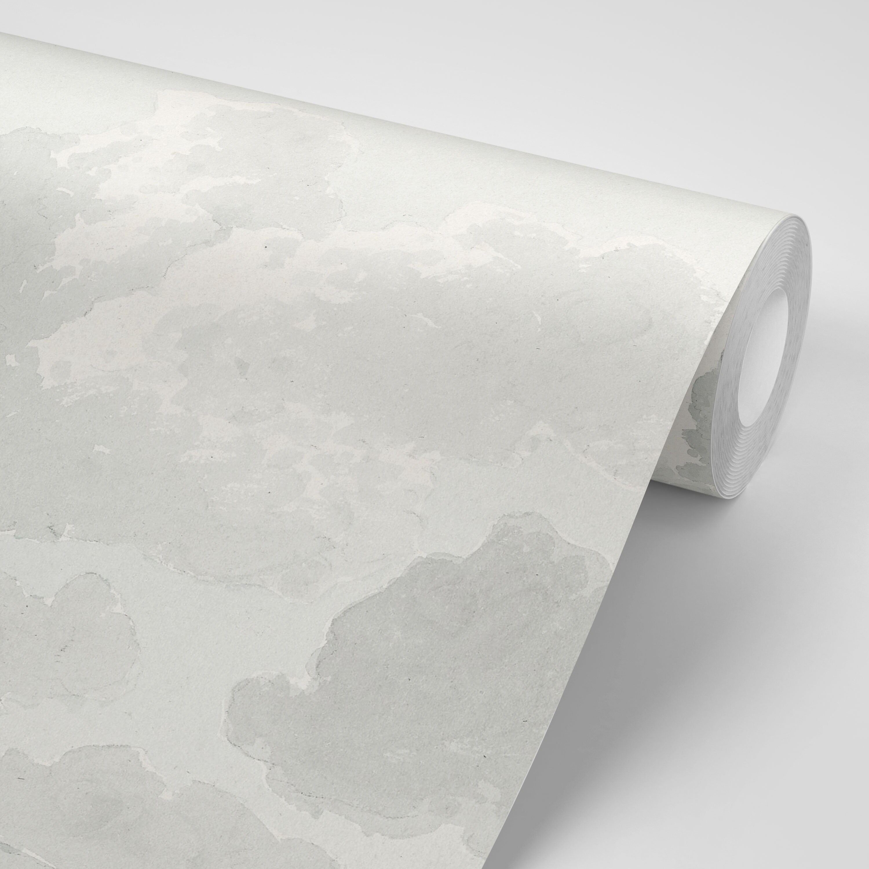 Sky Study Wall Mural Cloudy Wallpaper Sky in Soft Colors | Etsy